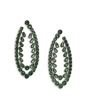 Nadri Starlet Stone Drop Earrings - Green