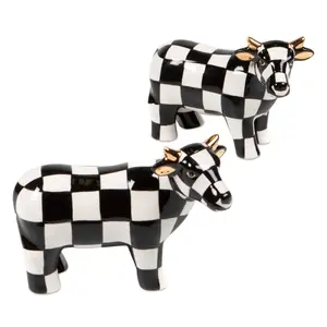 MACKENZIE-CHILDS Cow Salt And Pepper Set