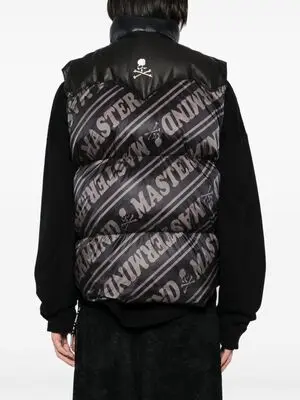 MASTERMIND WORLD Logo-print Sleeveless Jacket