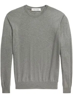 Ralph Lauren Purple Label Jersey-knit Cashmere Pullover - Grey