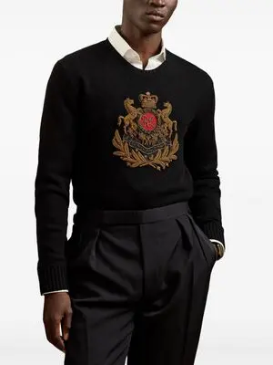 Ralph Lauren Purple Label Embroidered Pullover