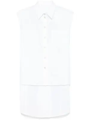 Helmut Lang Apex Tail Sleeveless Shirt