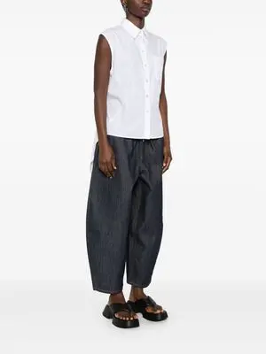 Helmut Lang Apex Tail Sleeveless Shirt