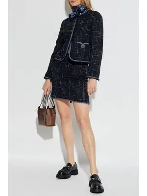 Etro High-waisted Tweed Skirt