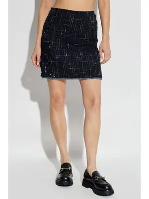 Etro High-waisted Tweed Skirt