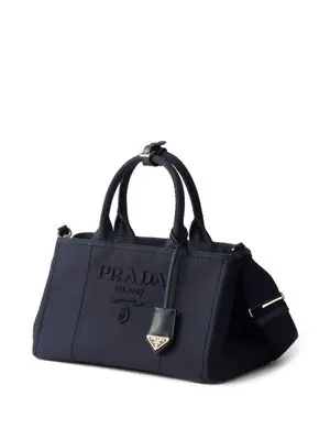 Prada Large Jardinière Tote Bag - Blue