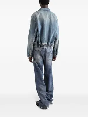 Dolce & Gabbana Logo-appliqué Denim Jacket
