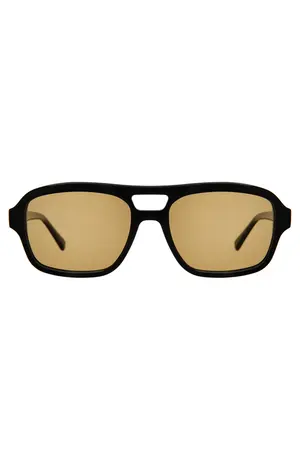 LYNDON EYEWEAR Morningside Sunglasses - Black / Yellow