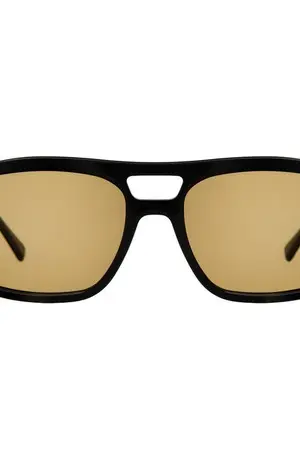LYNDON EYEWEAR Morningside Sunglasses - Black / Yellow