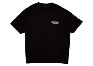 Fear Of God Fear Of God Essentials Jersey Crewneck T-Shirt - Black