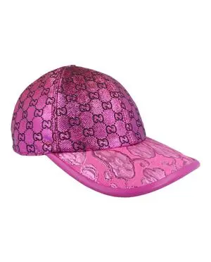 Gucci Gg Metallic Baseball Cap - Purple