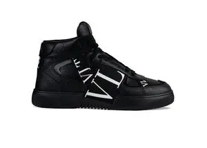 Valentino Garavani Vl7n Mid-top Sneakers - Black/white