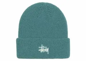 StÜssy Cuff Stock Beanie Sea Green