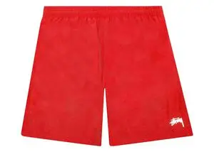 StÜssy Stock Water Short - Bright Red