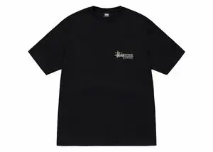 StÜssy Superior Quality Pigment Dyed Tee Shirt - Black
