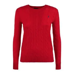 Ralph Lauren Wool And Cashmere Cable-Knit Sweater - Red