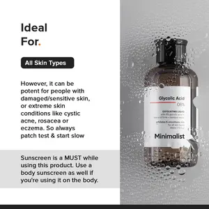 MINIMALIST Glycolic Acid 08% Exfoliating Liquid