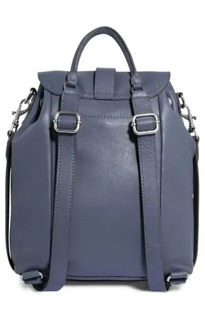AIMEE Saddle Up Leather Backpack - Soft Ink