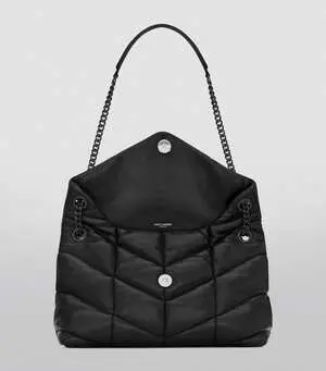 Saint Laurent Loulou Shoulder Bag - Black