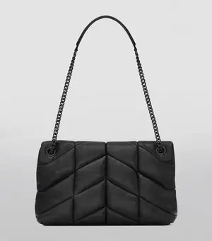 Saint Laurent Loulou Shoulder Bag - Black