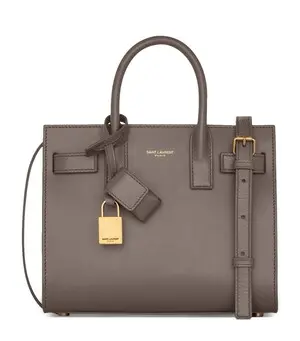 Saint Laurent Nano Sac De Jour Tote Grey