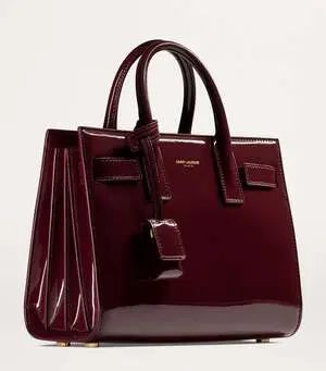 Saint Laurent Nano Sac De Jour Tote - Red