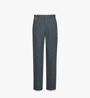 Mcm Lauretos Wool Jacquard Pants