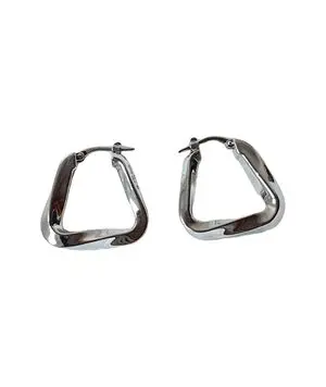 Bottega Veneta Silver Earrings - Silver
