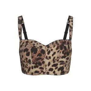 SKIMS X Dolce&gabbana Body Bustier - Leopard