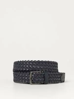 Paul & Shark Paul & Shark Braided Belt Blue