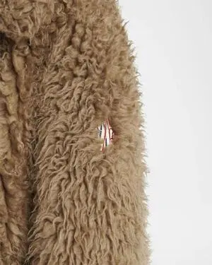 Moncler Malenco Faux Fur Jacket - Tan