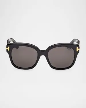 TOM FORD Icon Square Sunglasses - Sblk/smk