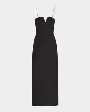 Khaite Zip Up Evening Dresses