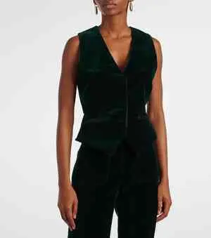 Victoria Beckham Velvet Vest