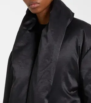TOTEME Satin Down Hooded Jacket
