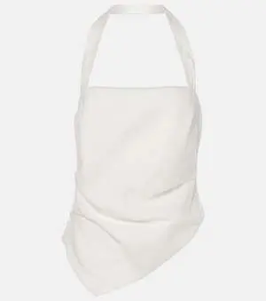 SIR. Dorian Halterneck Top - White