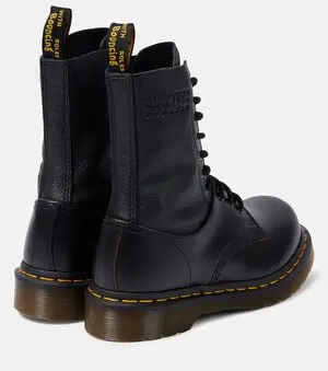 MAISON MARGIELA X Dr. Martens 1490 10-eye Leather Combat Boots