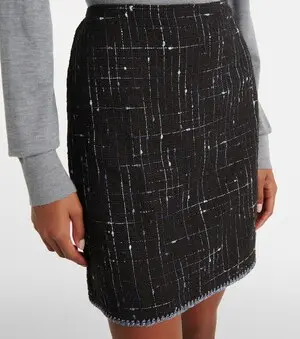 Etro Cotton-blend Tweed Miniskirt