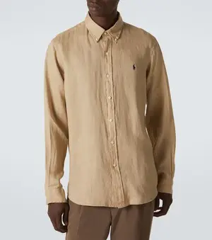Polo Ralph Lauren Linen Oxford Shirt - Beige