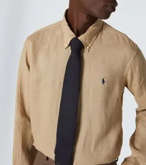 Polo Ralph Lauren Linen Oxford Shirt - Beige