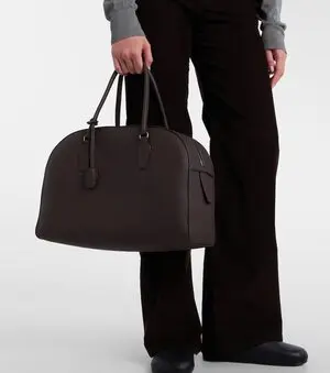 THE ROW India 15.75 Leather Tote Bag - Brown