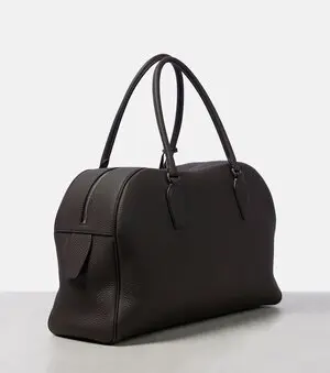 THE ROW India 15.75 Leather Tote Bag - Brown