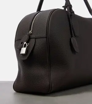 THE ROW India 15.75 Leather Tote Bag - Brown
