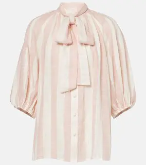 Zimmermann Tie Neck Blouses