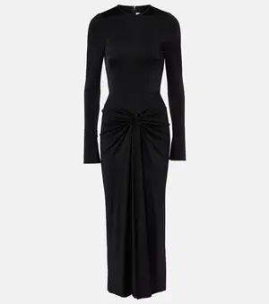 Victoria Beckham Gathered Midi Dress