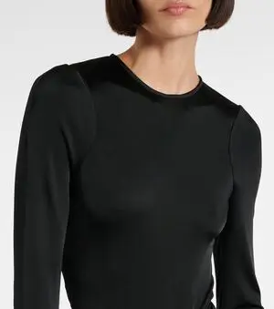 Victoria Beckham Gathered Midi Dress