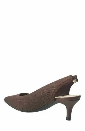 French Connection Viva Slingback Kitten Heel - Cafe