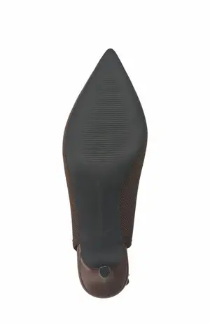 French Connection Viva Slingback Kitten Heel - Cafe