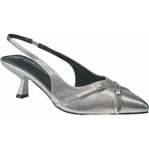 French Connection Buckles Slingback Kitten Heel