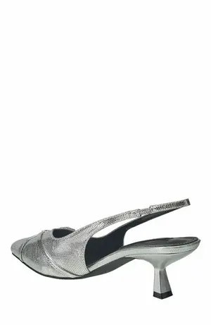 French Connection Buckles Slingback Kitten Heel